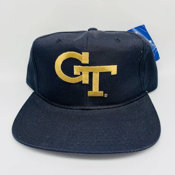 New Era | Accessories | Vintage Georgia Tech Ncaa New Era Hat Snapback ...